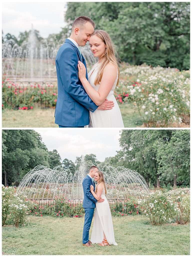 Park Of Roses Columbus Ohio Engagement | Lizzie & Nelson ...